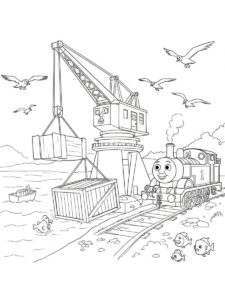 71 de desene Thomas the Tank Engine pentru colorat și imprimat gratuit