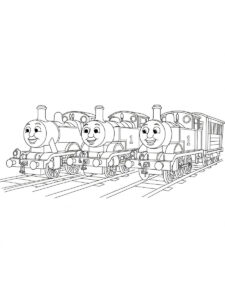 71 de desene Thomas the Tank Engine pentru colorat și imprimat gratuit
