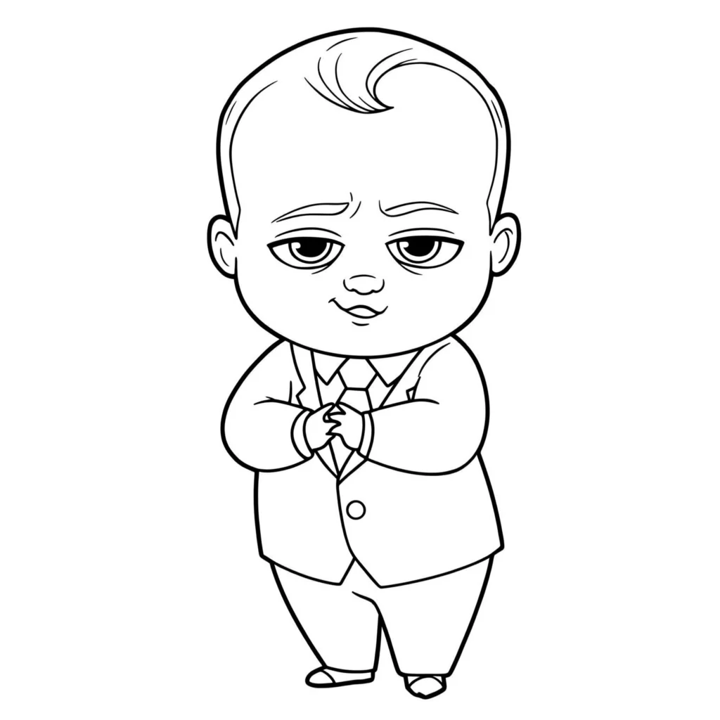 21 disegni Boss Baby da colorare | PDF da stampare e online