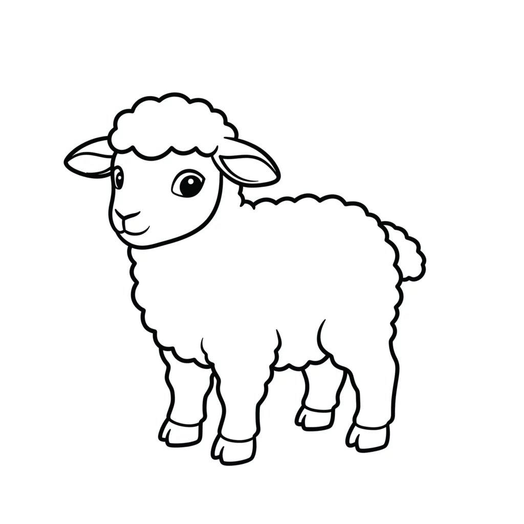 21 disegni agnello da colorare - PDF stampabili e online