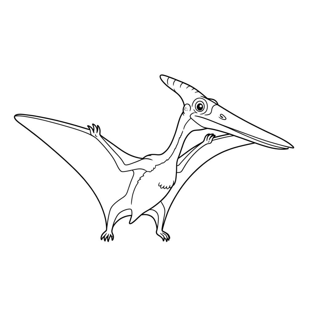 26 disegni pterodattilo da colorare - PDF stampabili gratuiti