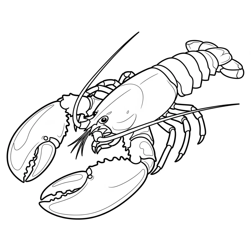 20 Homar Kolorowanki dla Dzieci - Darmowy PDF