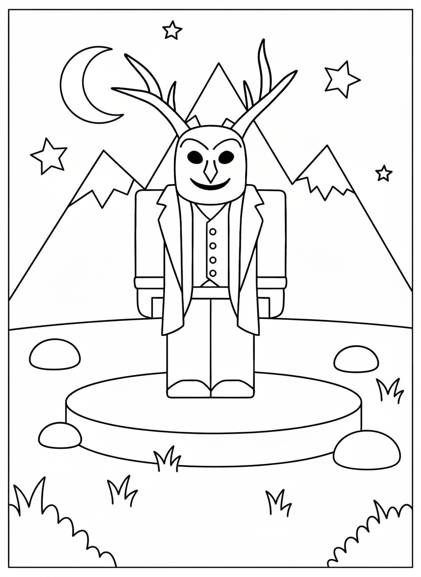 21 99 Nights in the Forest Coloring Pages - Free PDF