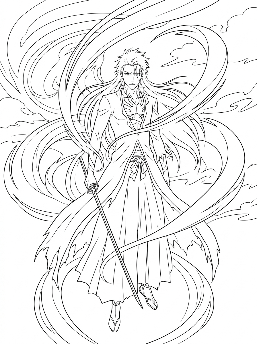 21 disegni Bleach da colorare | Anime da stampare
